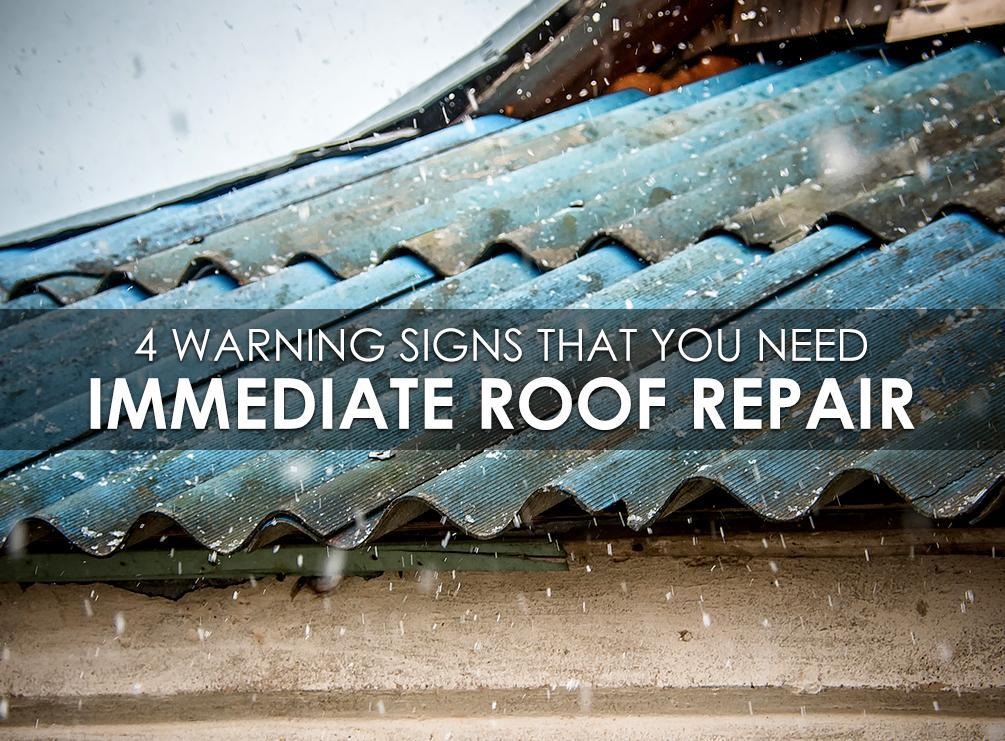 4 Warning Signs That You Need Immediate Roof Repair